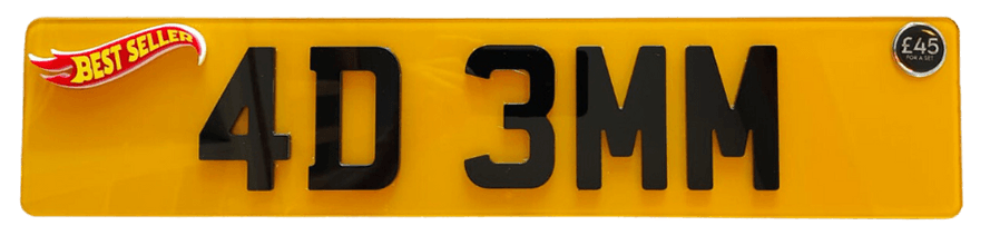 We Make Number Plates - Muscle Motors Shipley